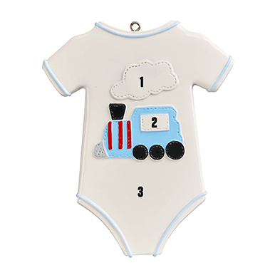 Baby Boy Train Onesie – Santa'Ville