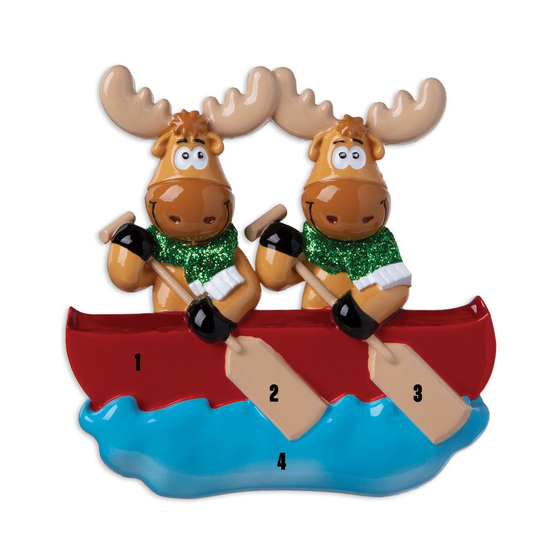 Goofy Moose Couple - Let's Row – Santa'Ville