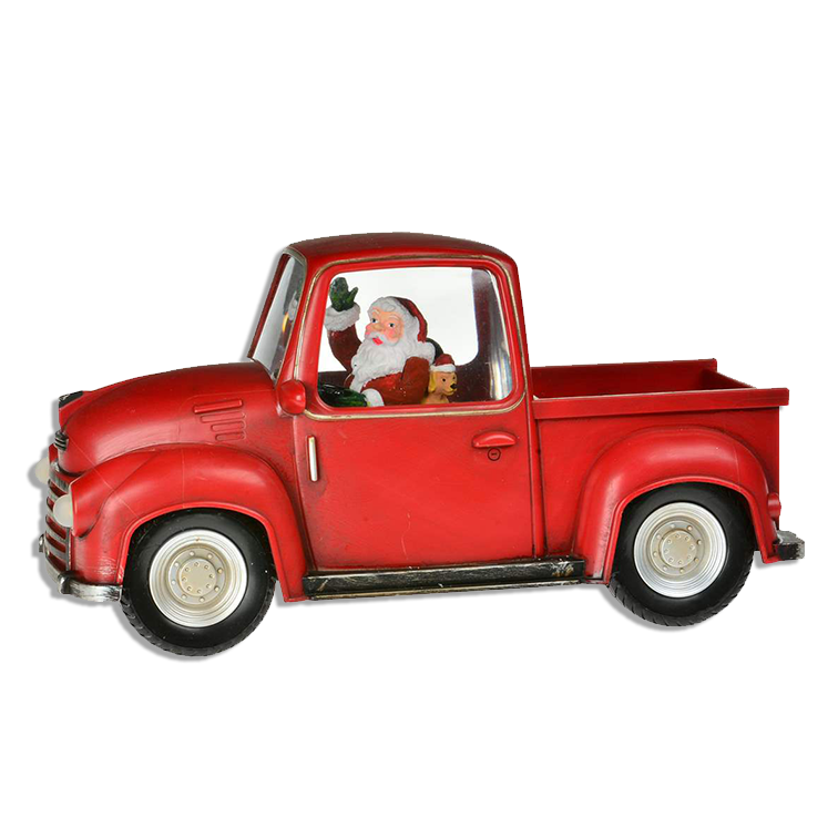 Santa Red Truck Lantern – Santa'Ville
