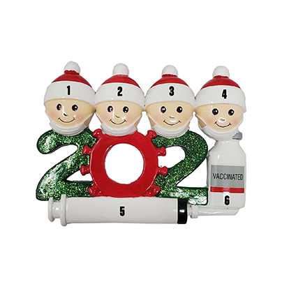 Vaccinated Family of Four - 2021 – Santa'Ville