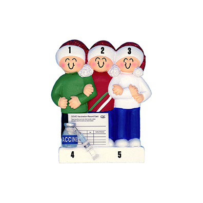 Vaccinated Family of Three – Santa'Ville